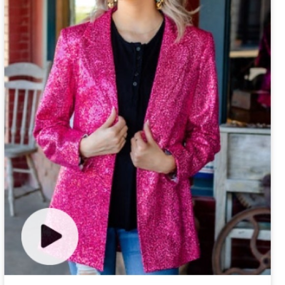 Jackets & Coats | Spotlight Blazer Hot Pink | Poshmark